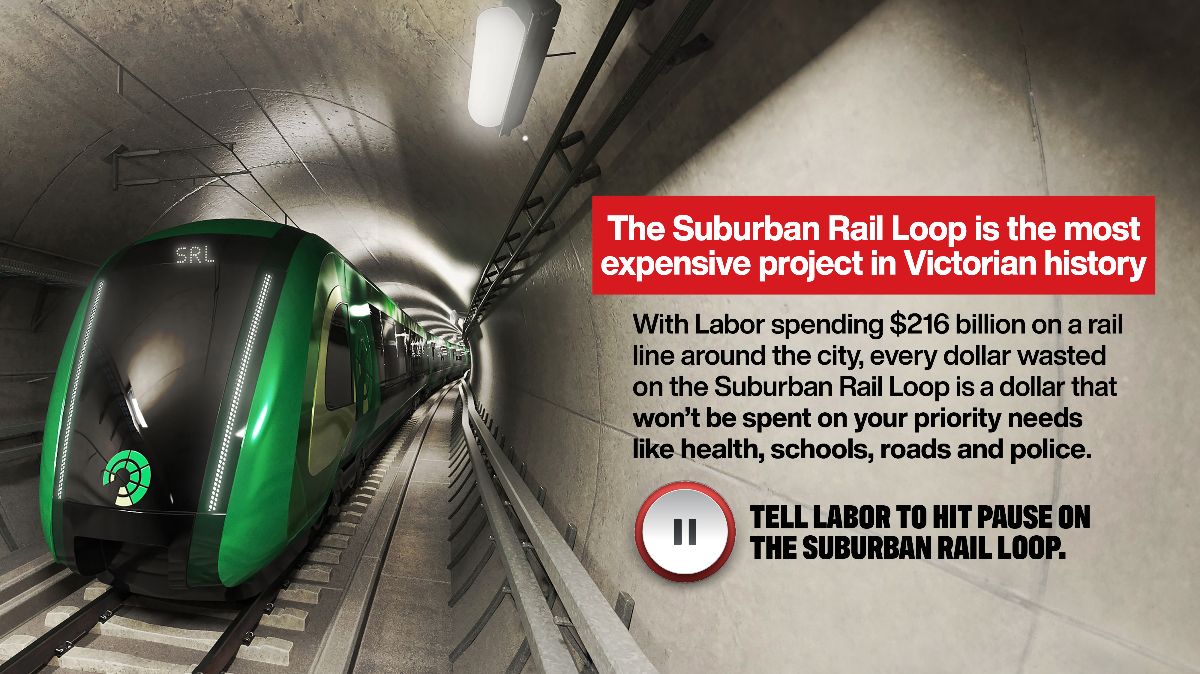 Sign to Pause the unaffordable Suburban Rail Loop Sign to Pause the unaffordable Suburban Rail Loop
